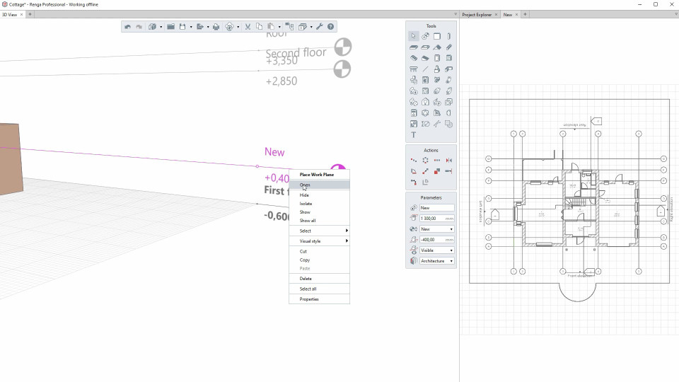 Course on Renga BIM software interface and most frequently used ...